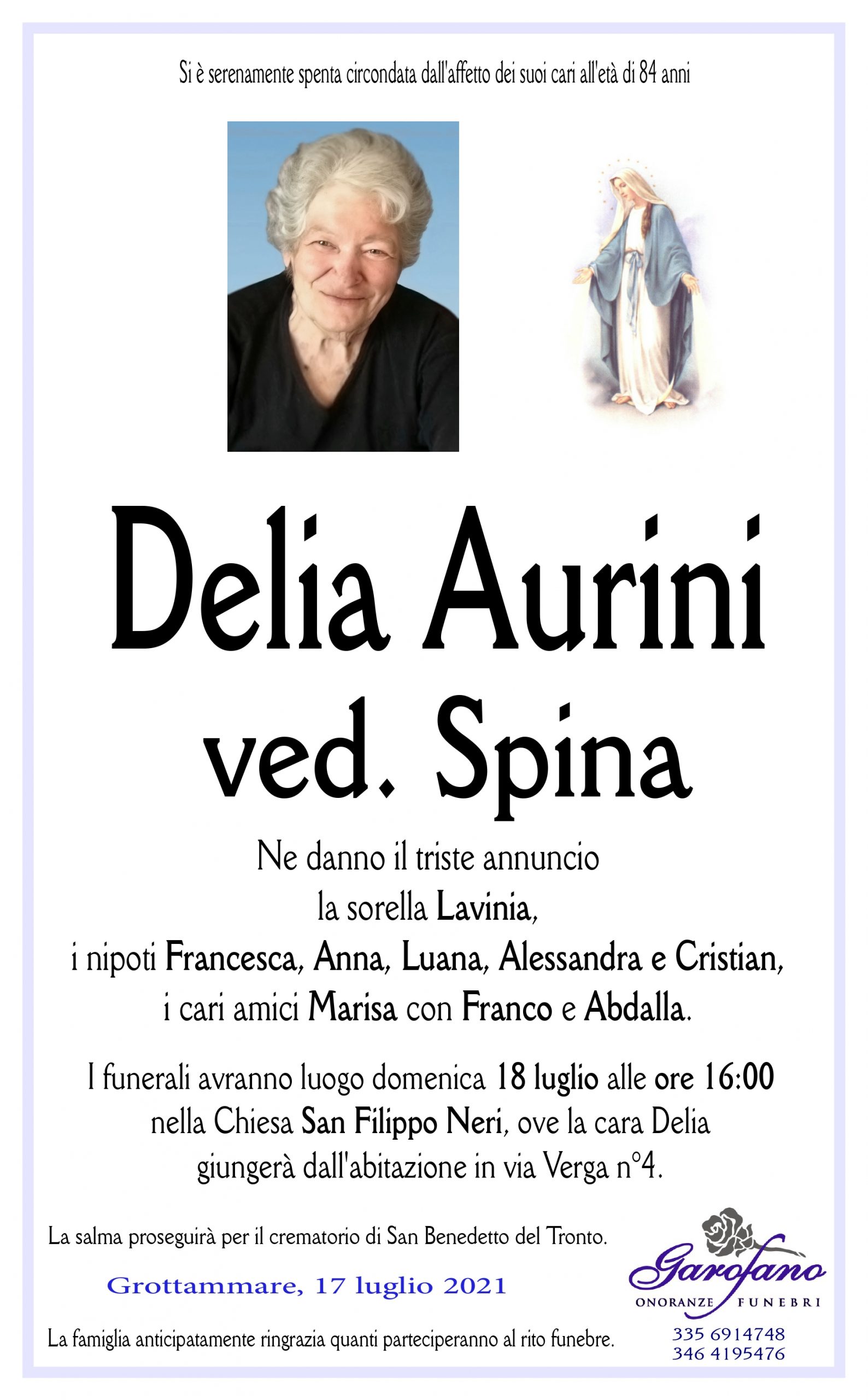 Delia Aurini - Riviera Oggi