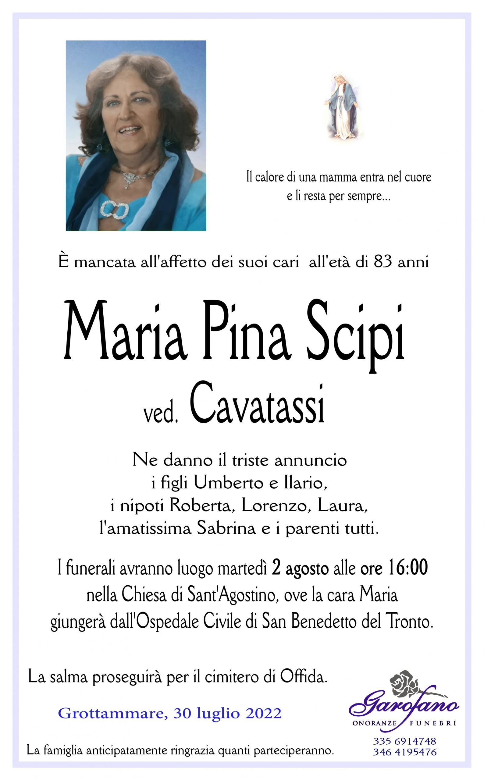 Maria Pina Scipi - Riviera Oggi