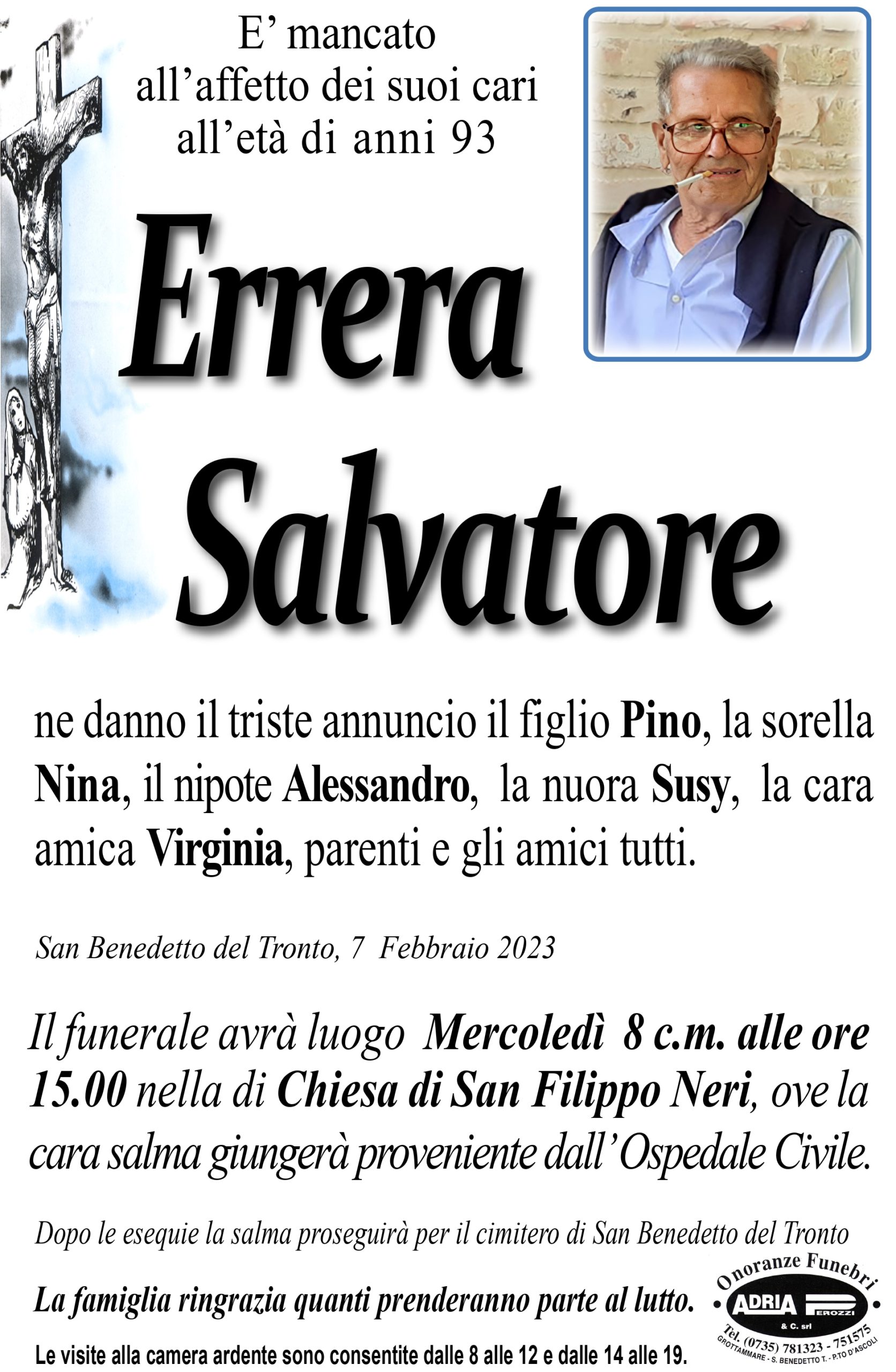 Salvatore Errera - Riviera Oggi