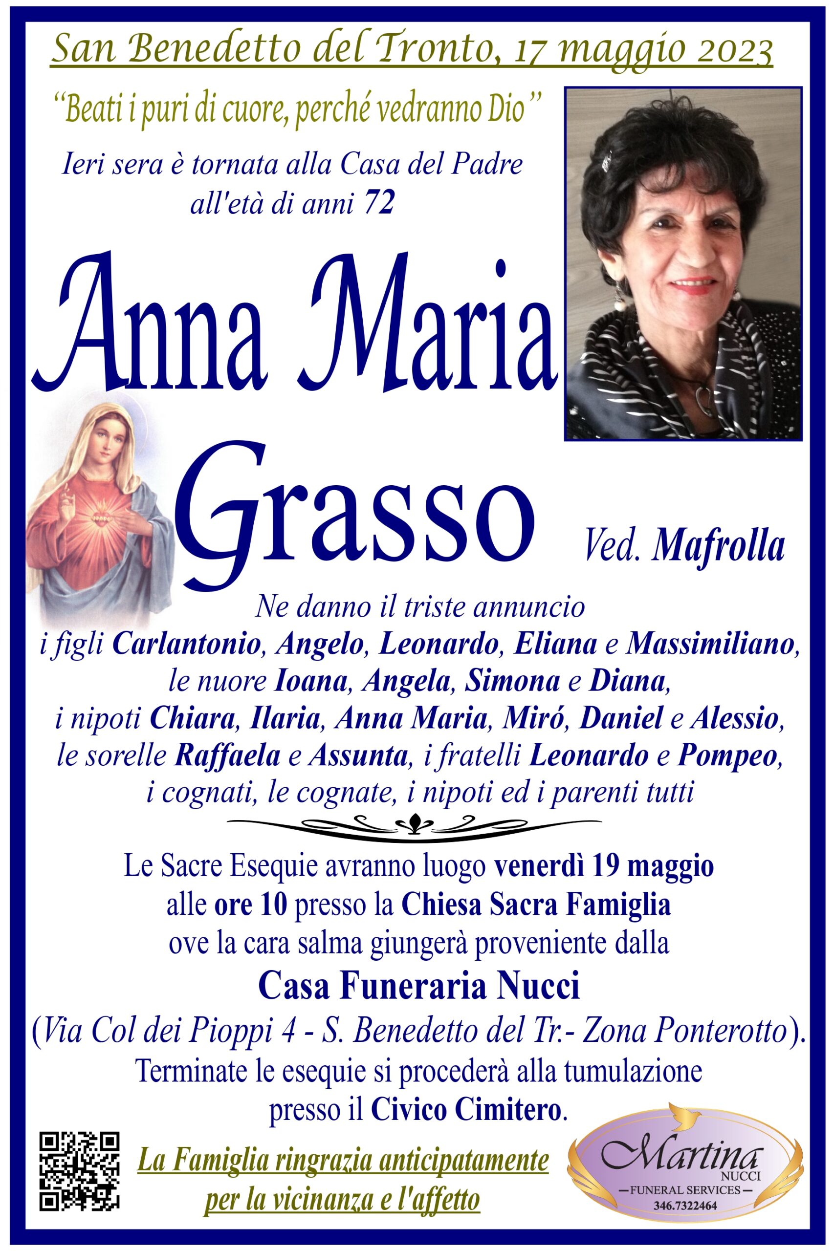 Anna Maria Grasso - Riviera Oggi