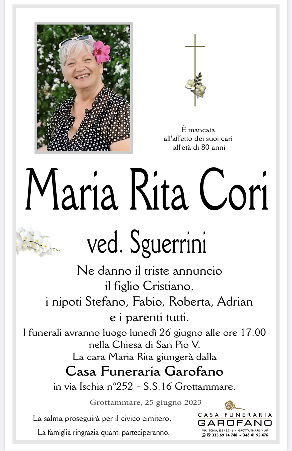 Maria Rita Cori - Riviera Oggi
