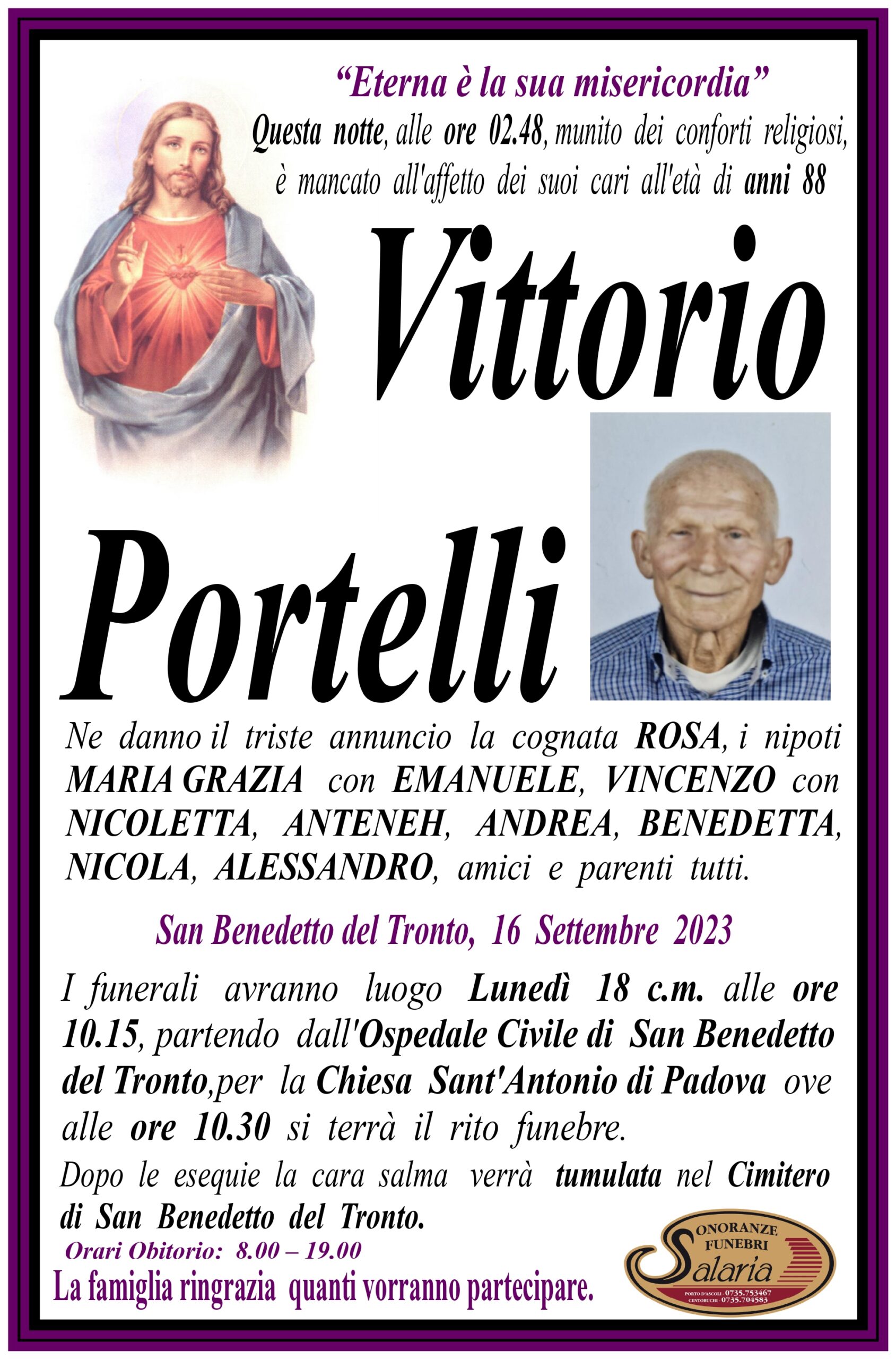 Vittorio Portelli - Riviera Oggi