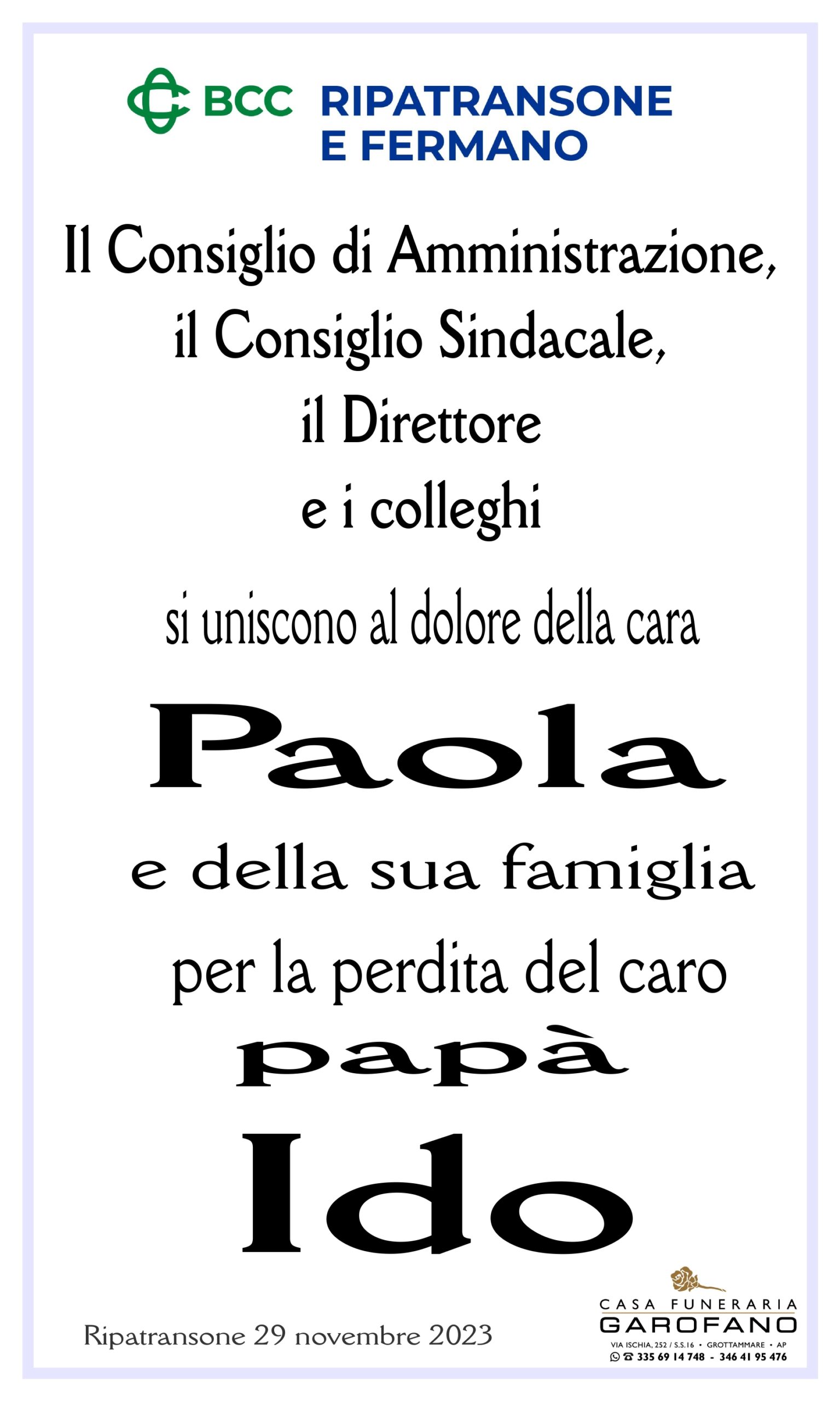 Partecipazione BCC Ripatransone e Fermano - Riviera Oggi