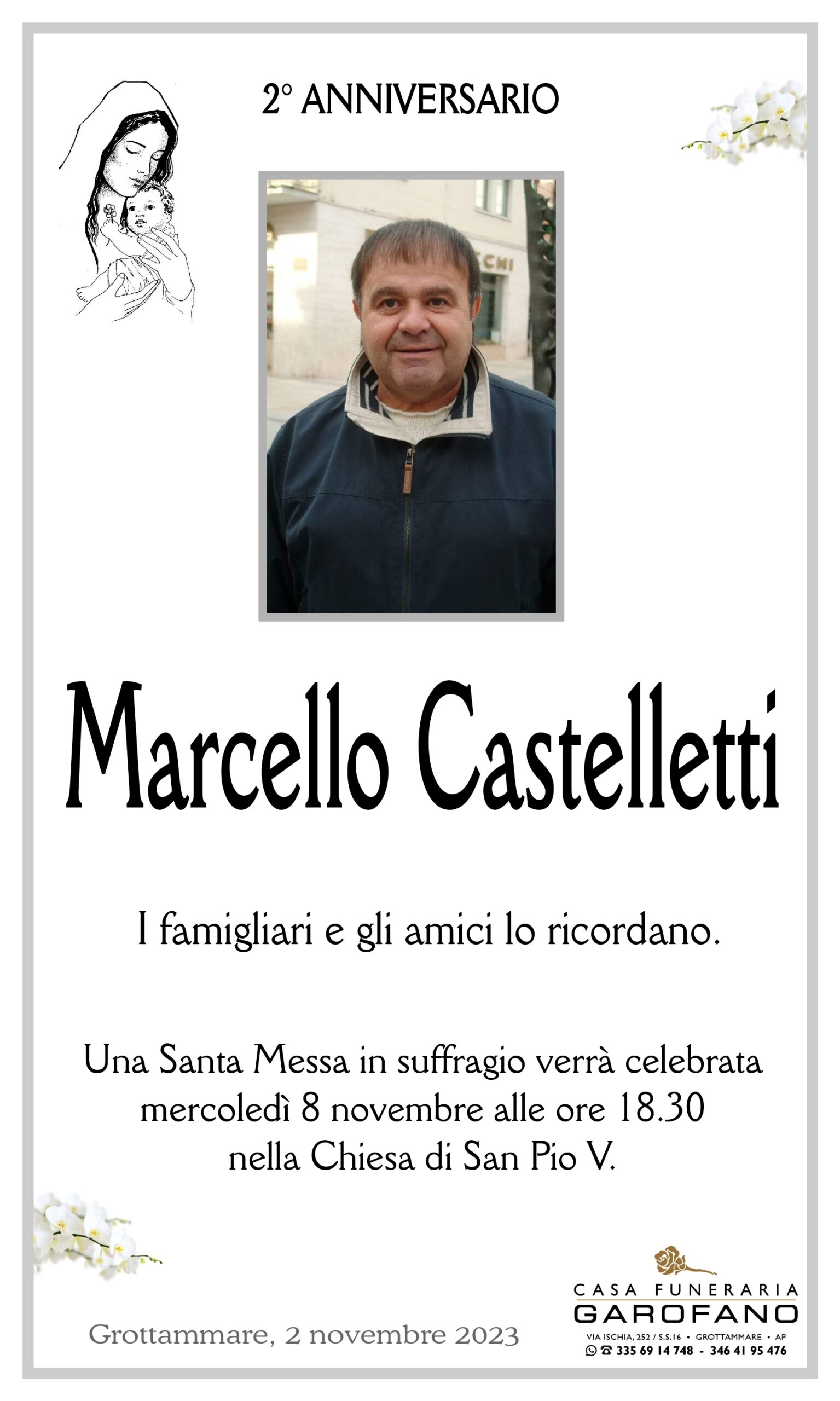 Anniversario Marcello Castelletti - Riviera Oggi