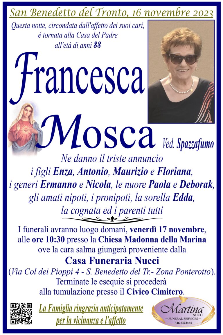 Francesca Mosca - Riviera Oggi