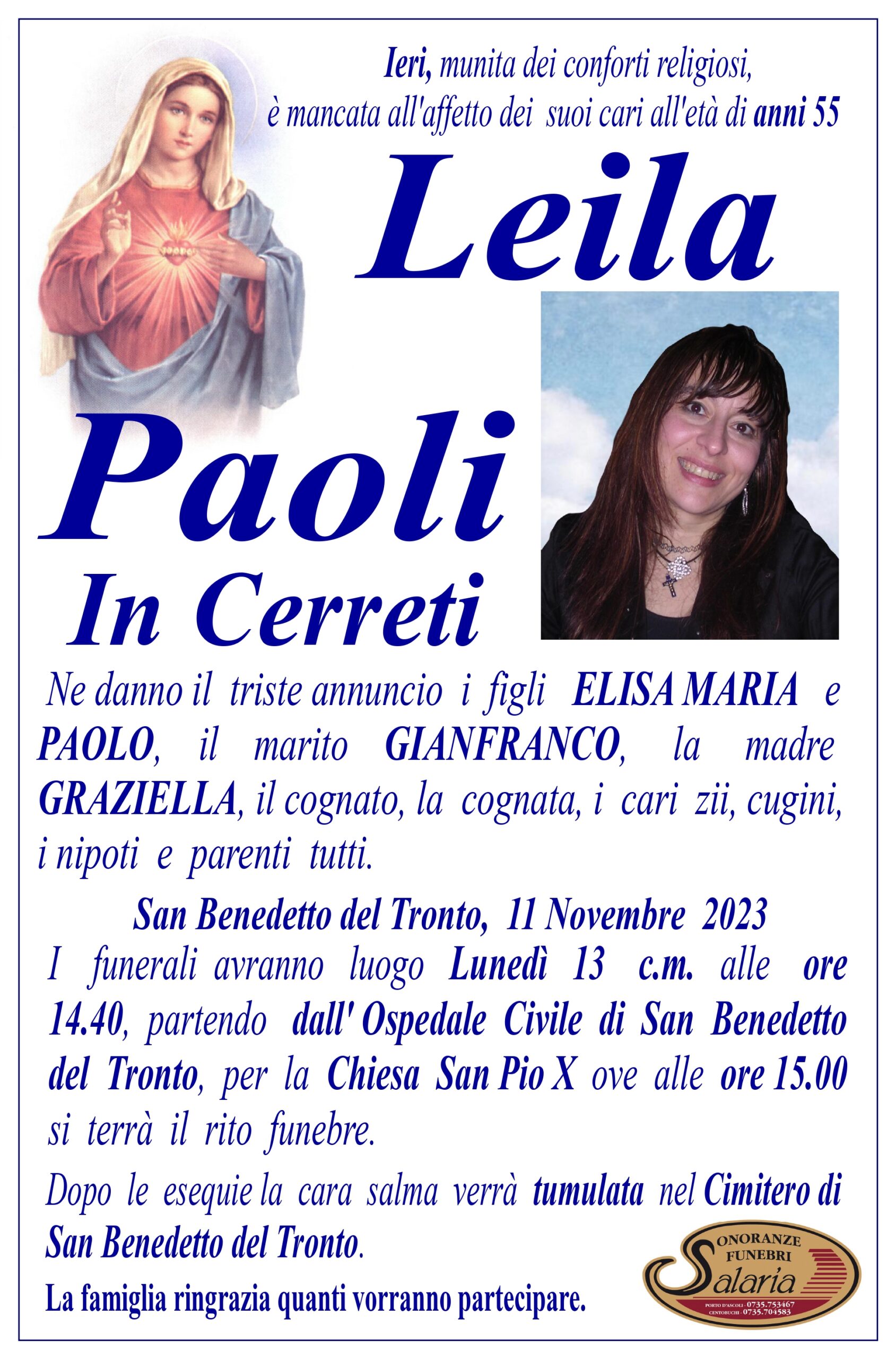 Leila Paoli - Riviera Oggi