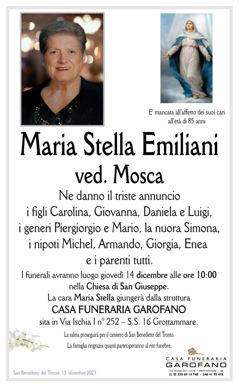 Maria Stella Emiliani - Riviera Oggi