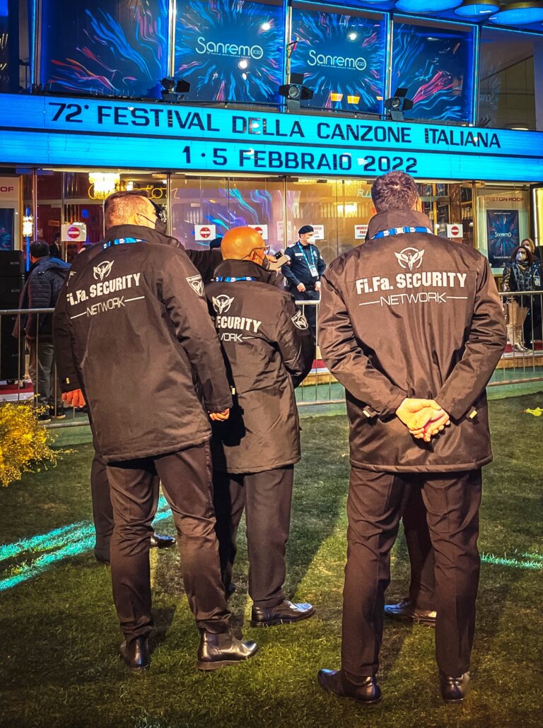 Fi.Fa. Security. Per il quinto anno consecutivo al festival di Sanremo ...