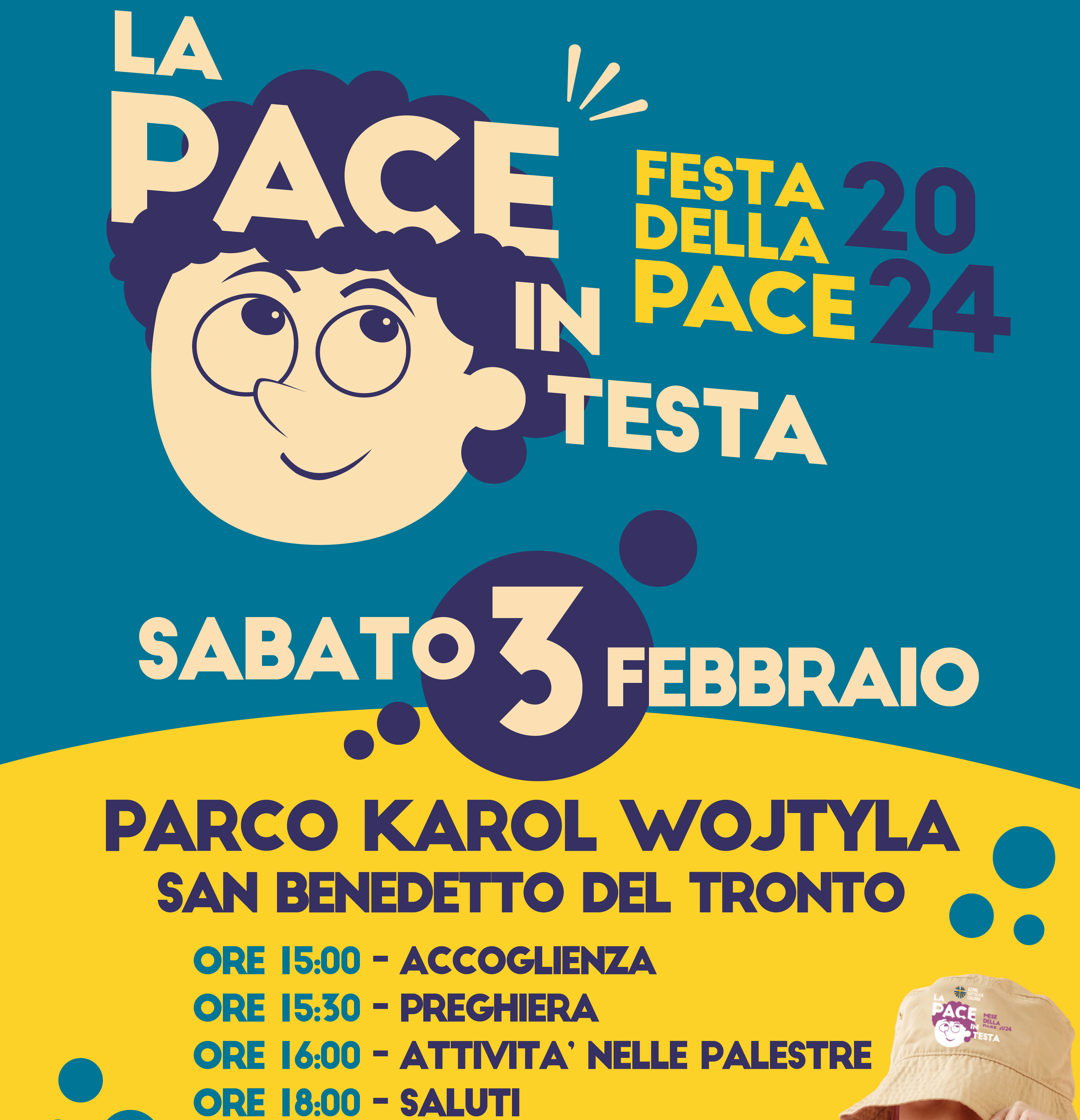 "La Pace in testa", il 3 febbraio a San Benedetto tutti insieme per la ...