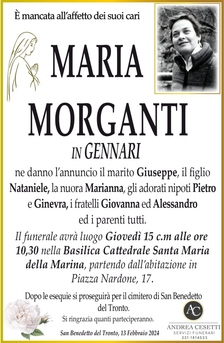 Maria Morganti - Riviera Oggi