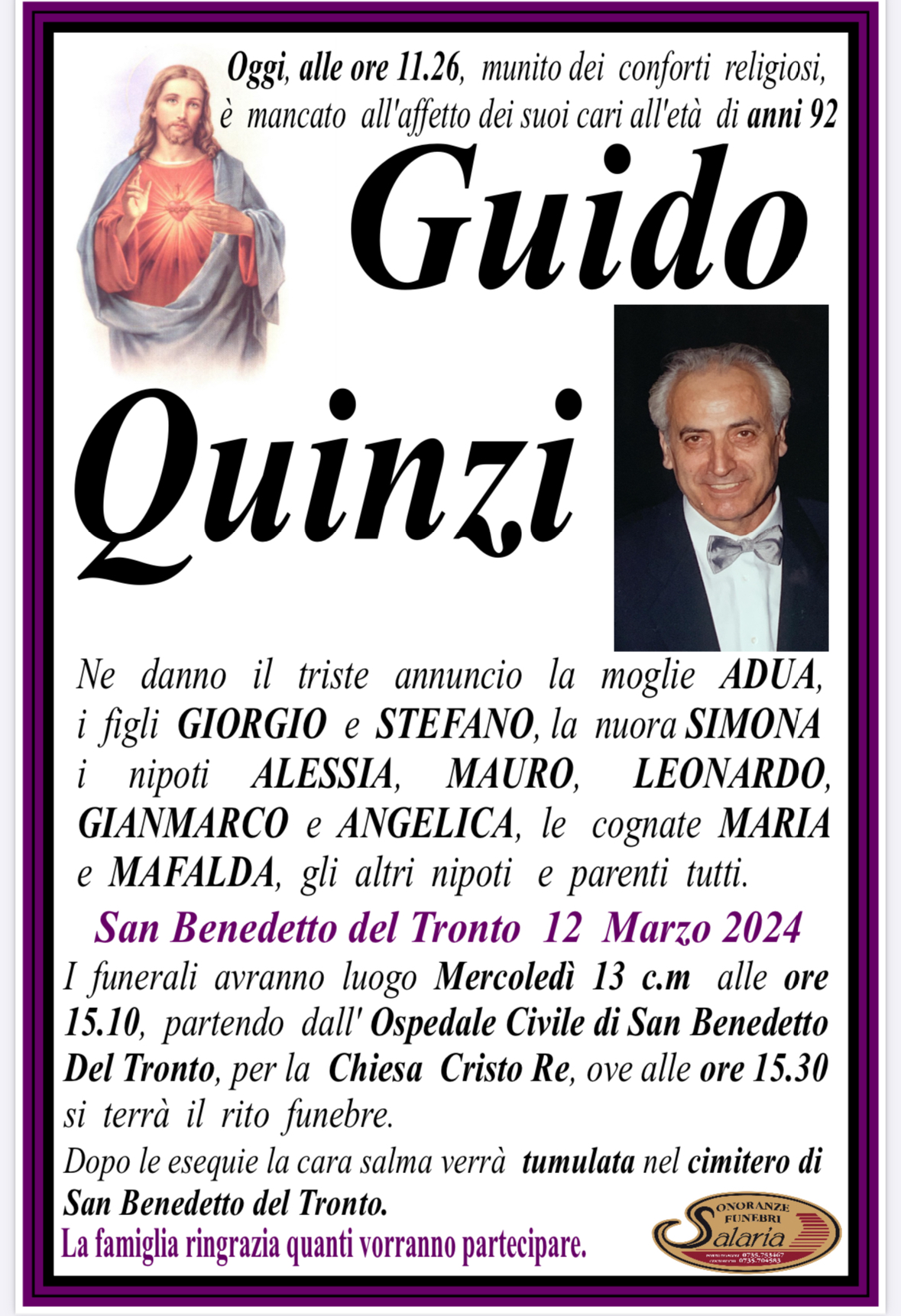 Guido Quinzi - Riviera Oggi