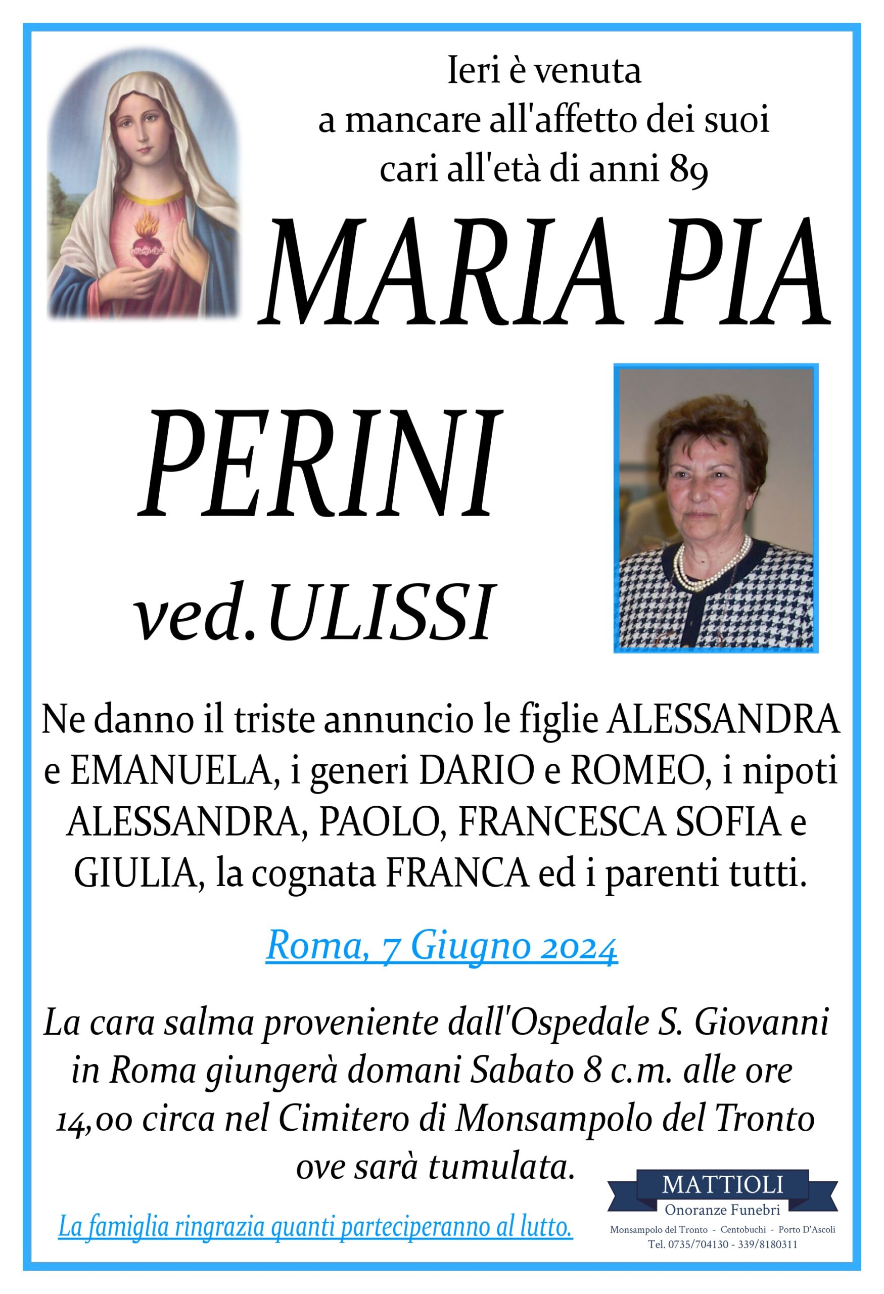 Maria Pia Perini - Riviera Oggi