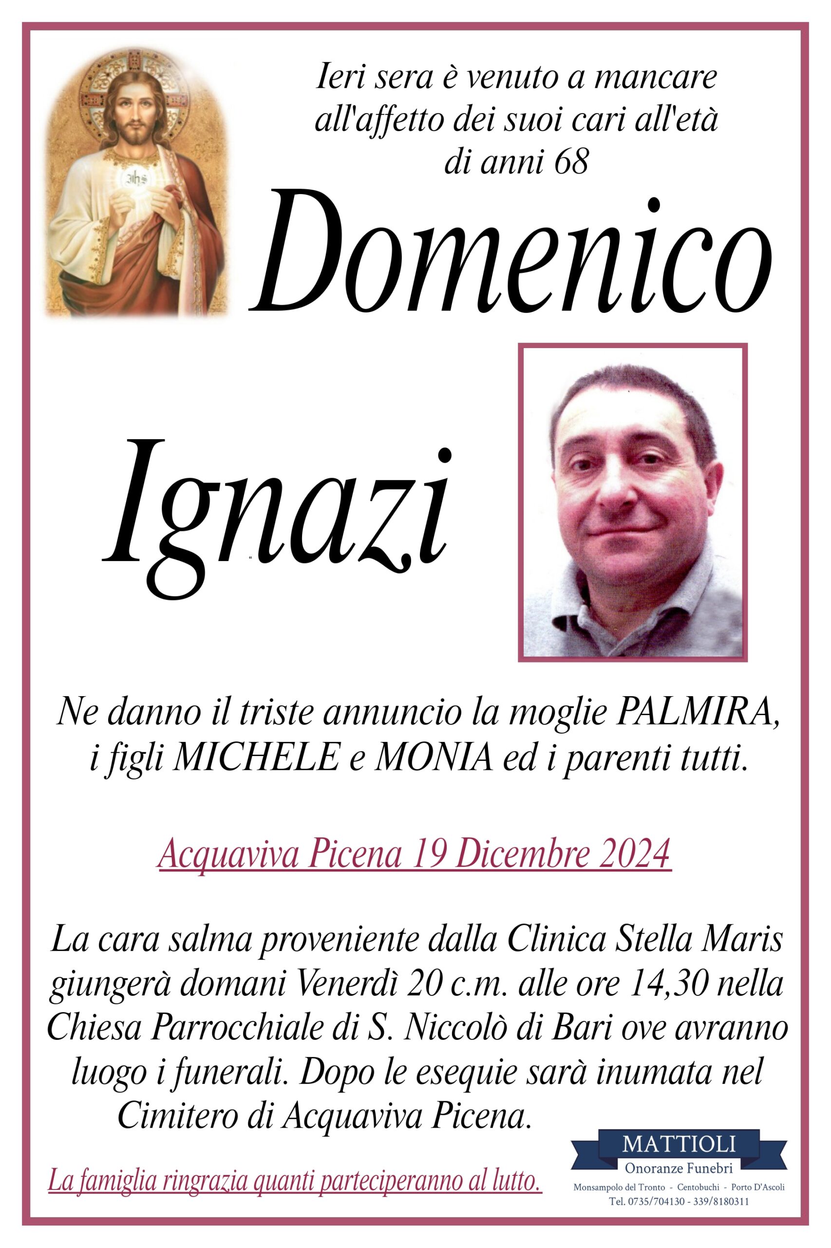 Domenico Ignazi - Riviera Oggi