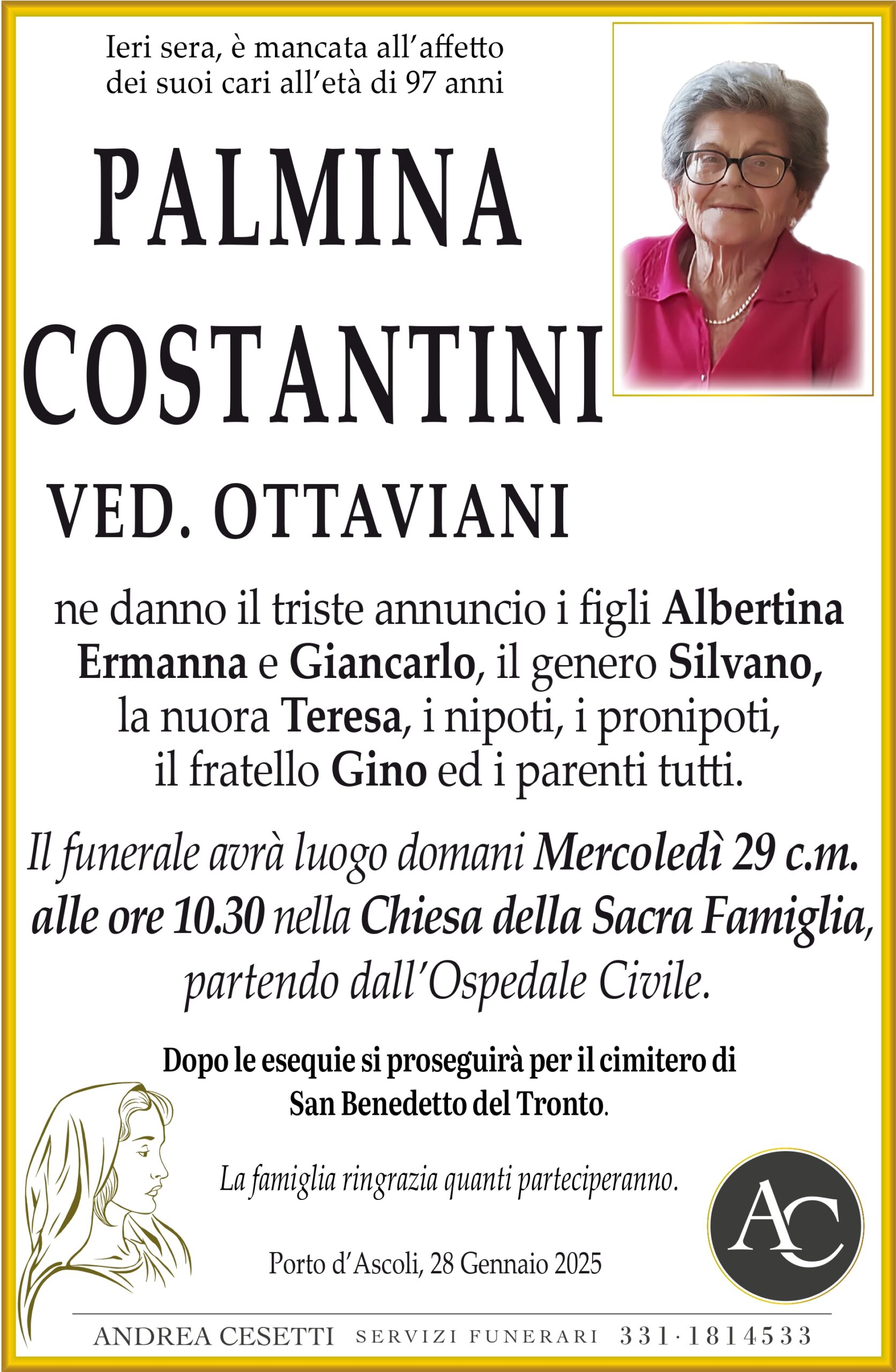 Palmina Costantini - Riviera Oggi
