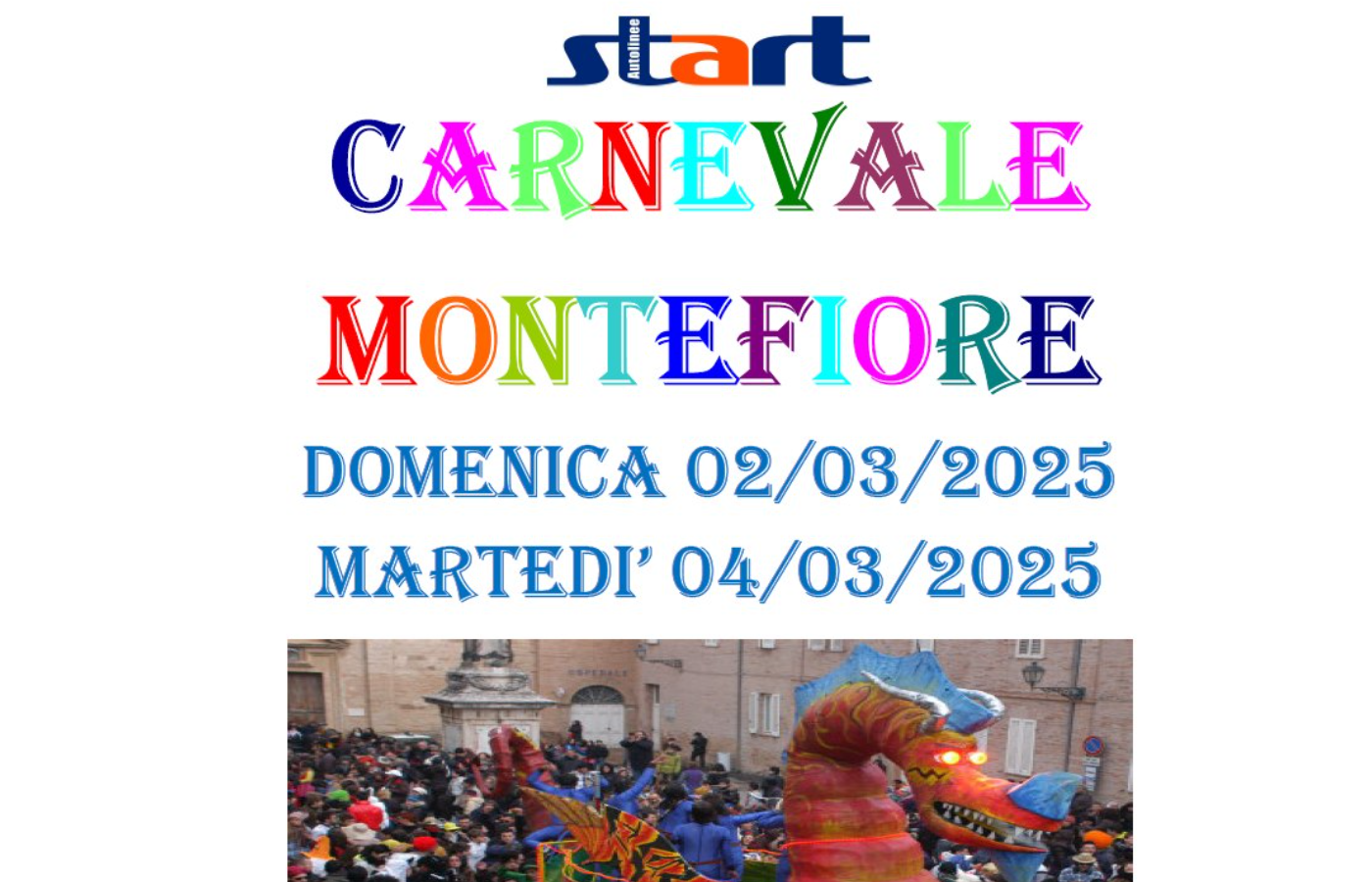 Carnevale di Montefiore 2025, tutte le informazioni sulle navette ...