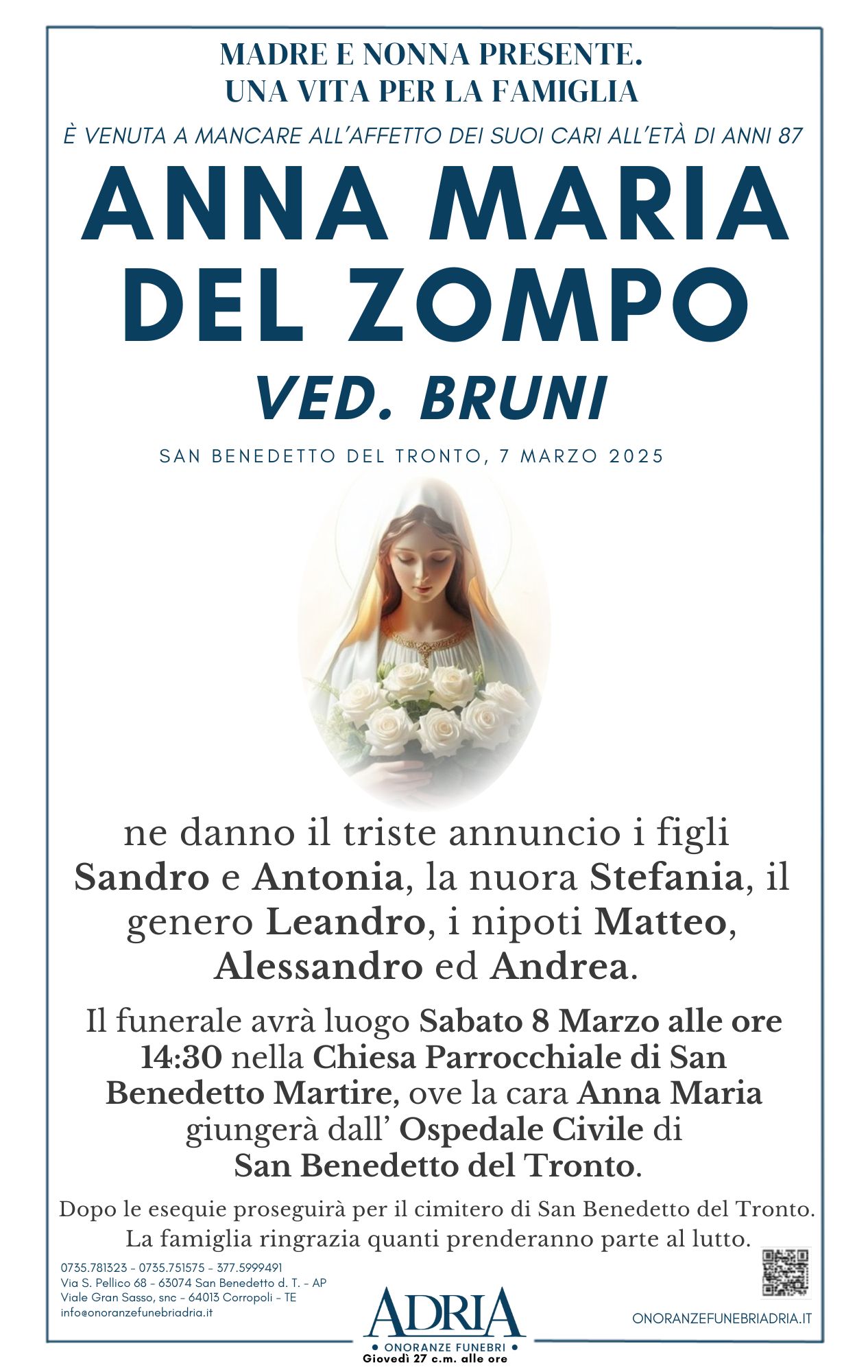 Anna Maria Del Zompo - Riviera Oggi
