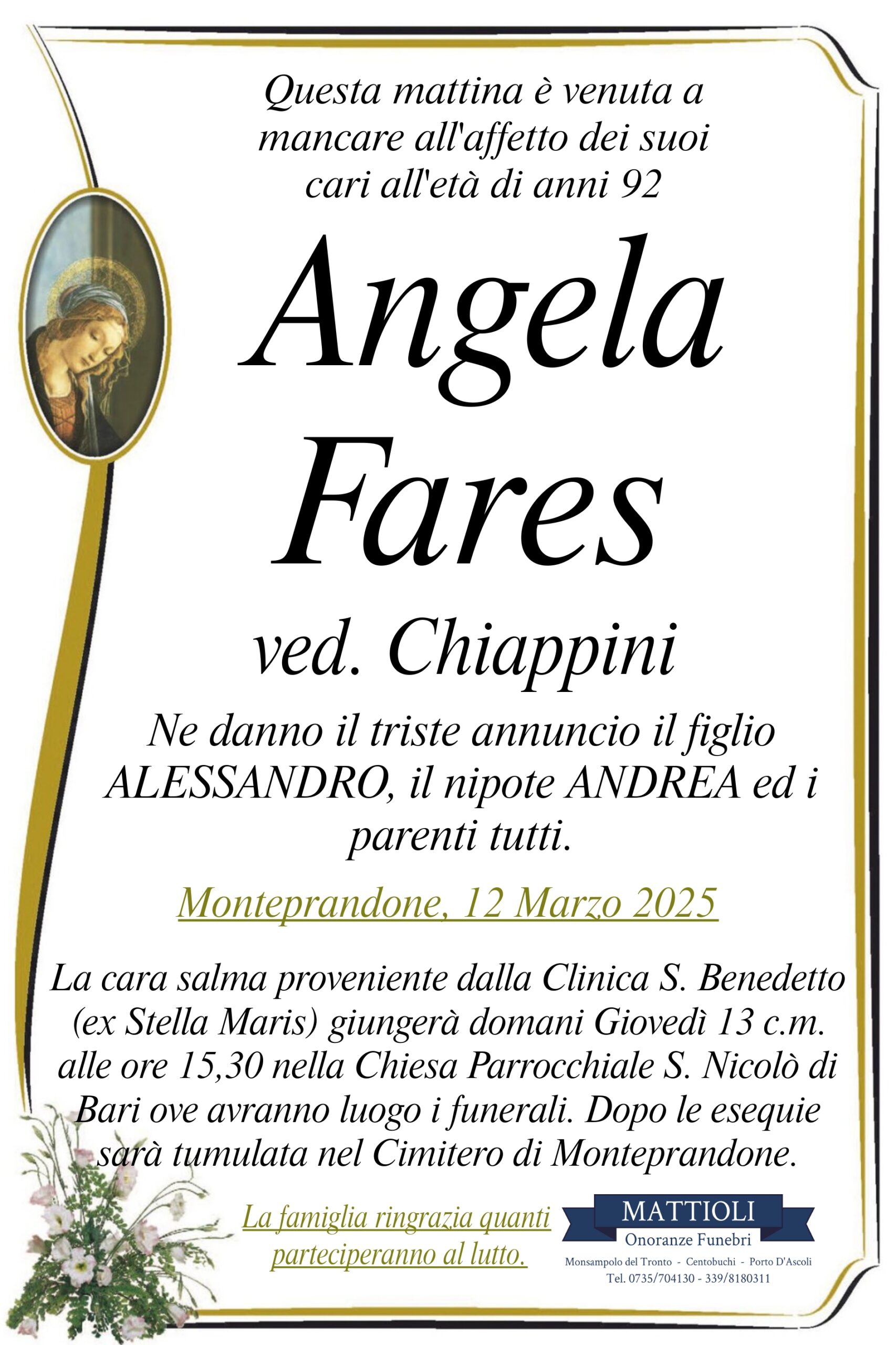 Angela Fares - Riviera Oggi