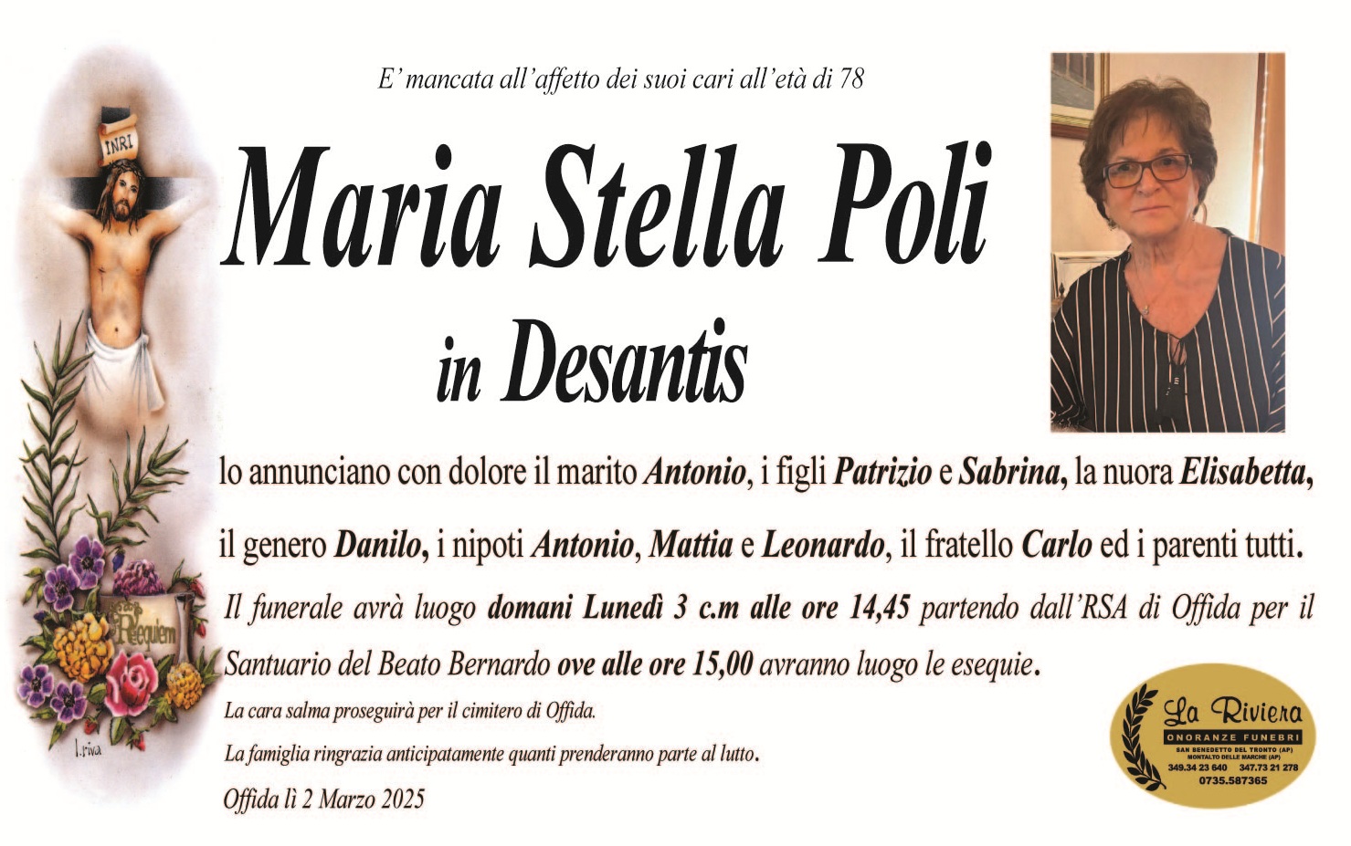 Maria Stella Poli - Riviera Oggi