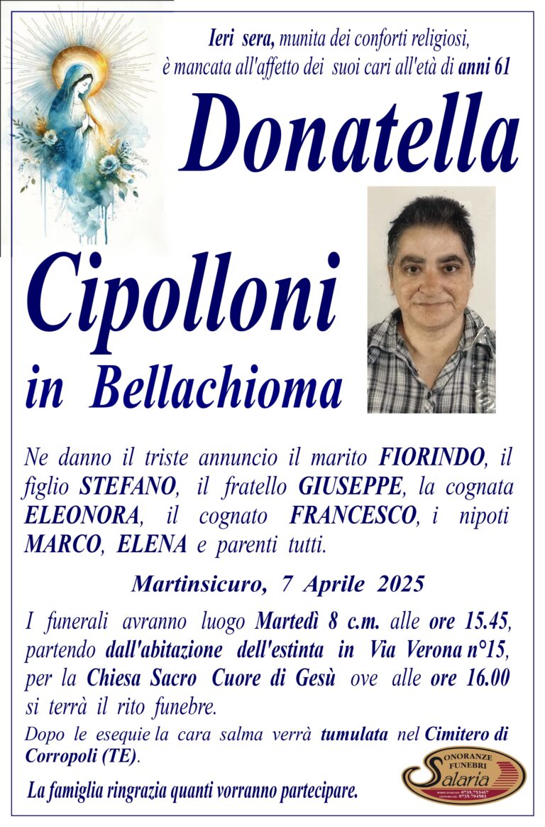 Donatella Cipolloni - Riviera Oggi