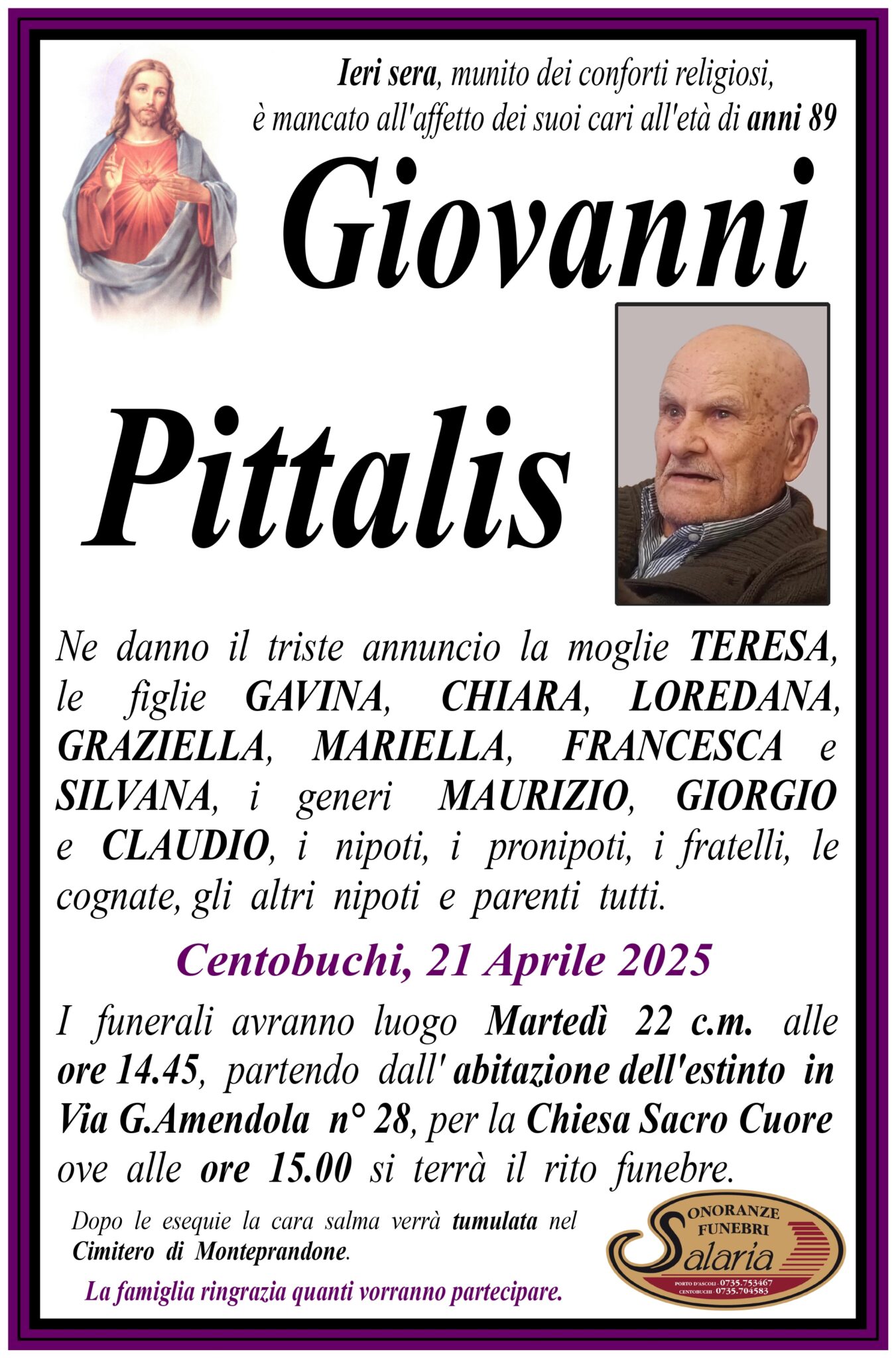 Giovanni Pittalis - Riviera Oggi