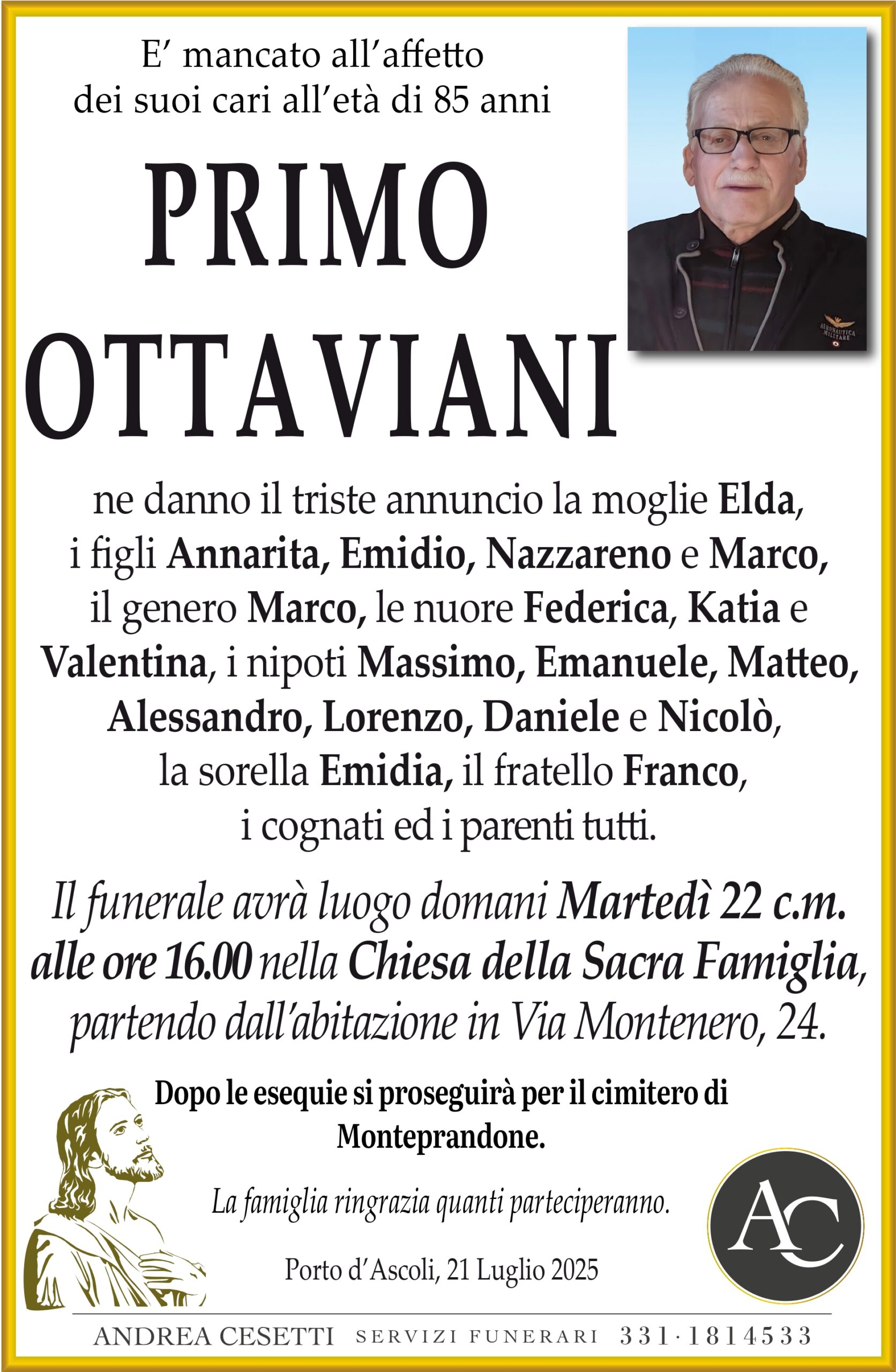 Primo Ottaviani - Riviera Oggi