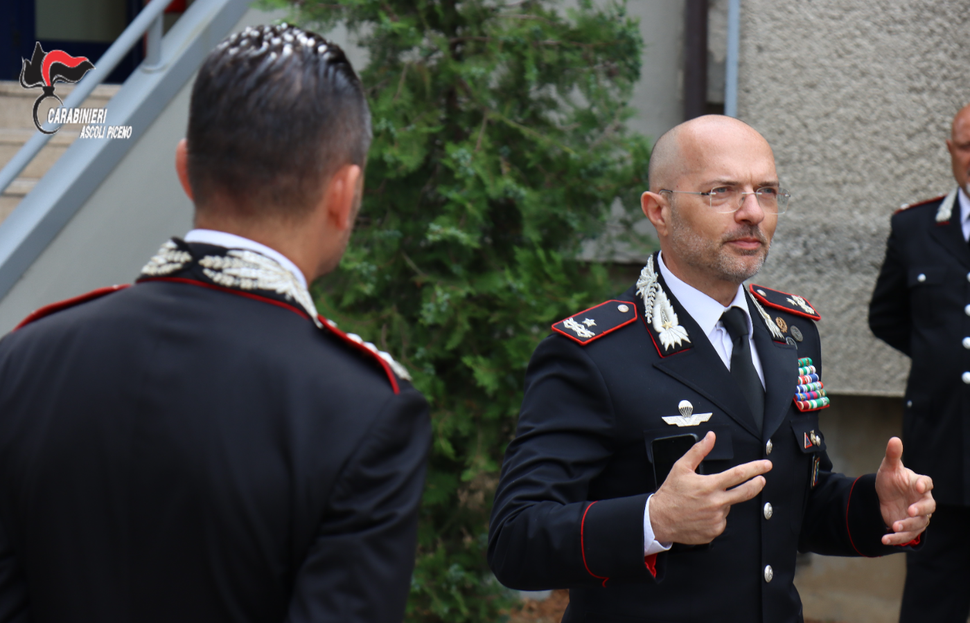 Ascoli, il Comandante della Legione Carabinieri Marche Conforti in visita al Comando Provinciale ...