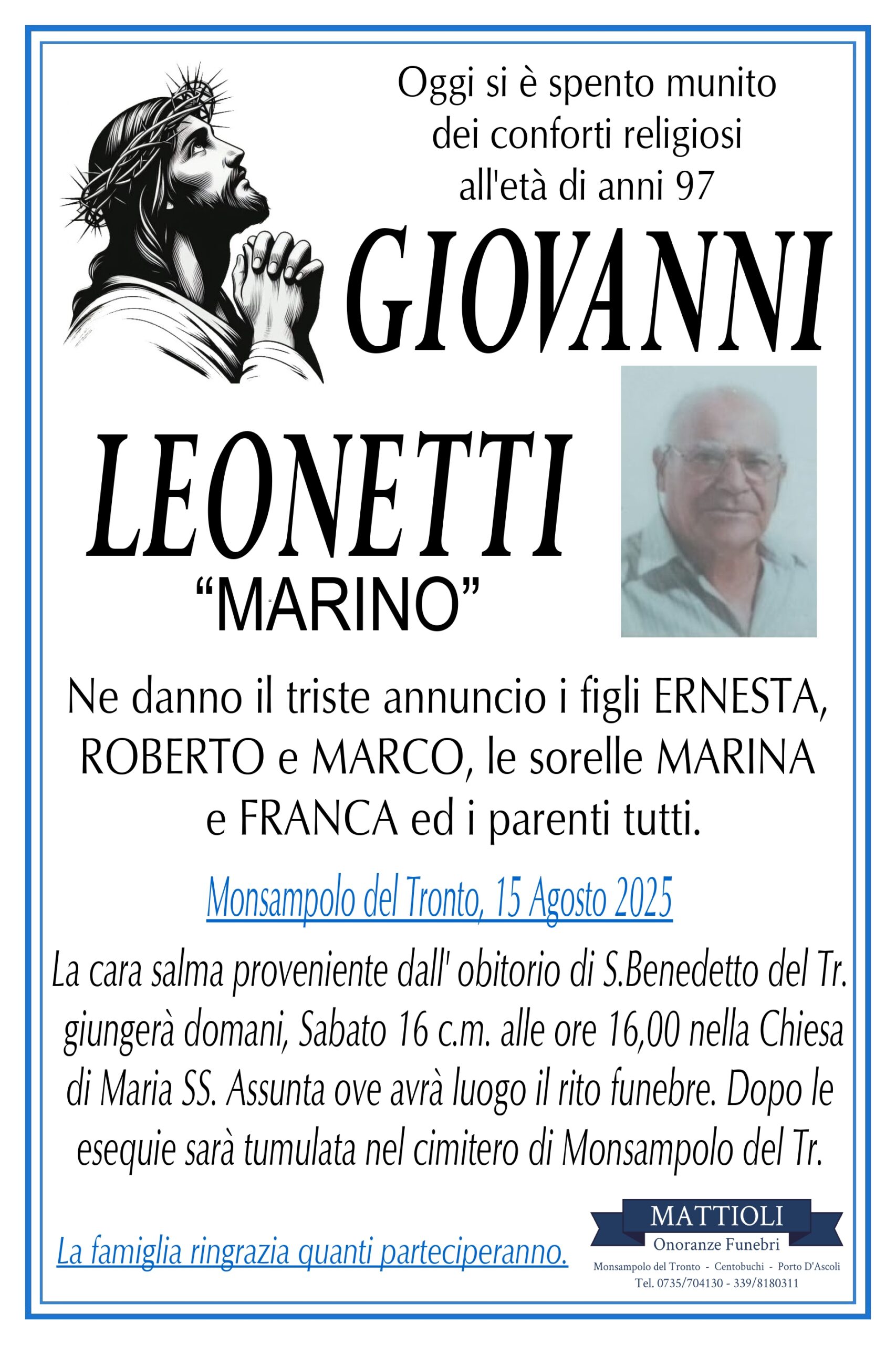 Giovanni Leonetti - Riviera Oggi