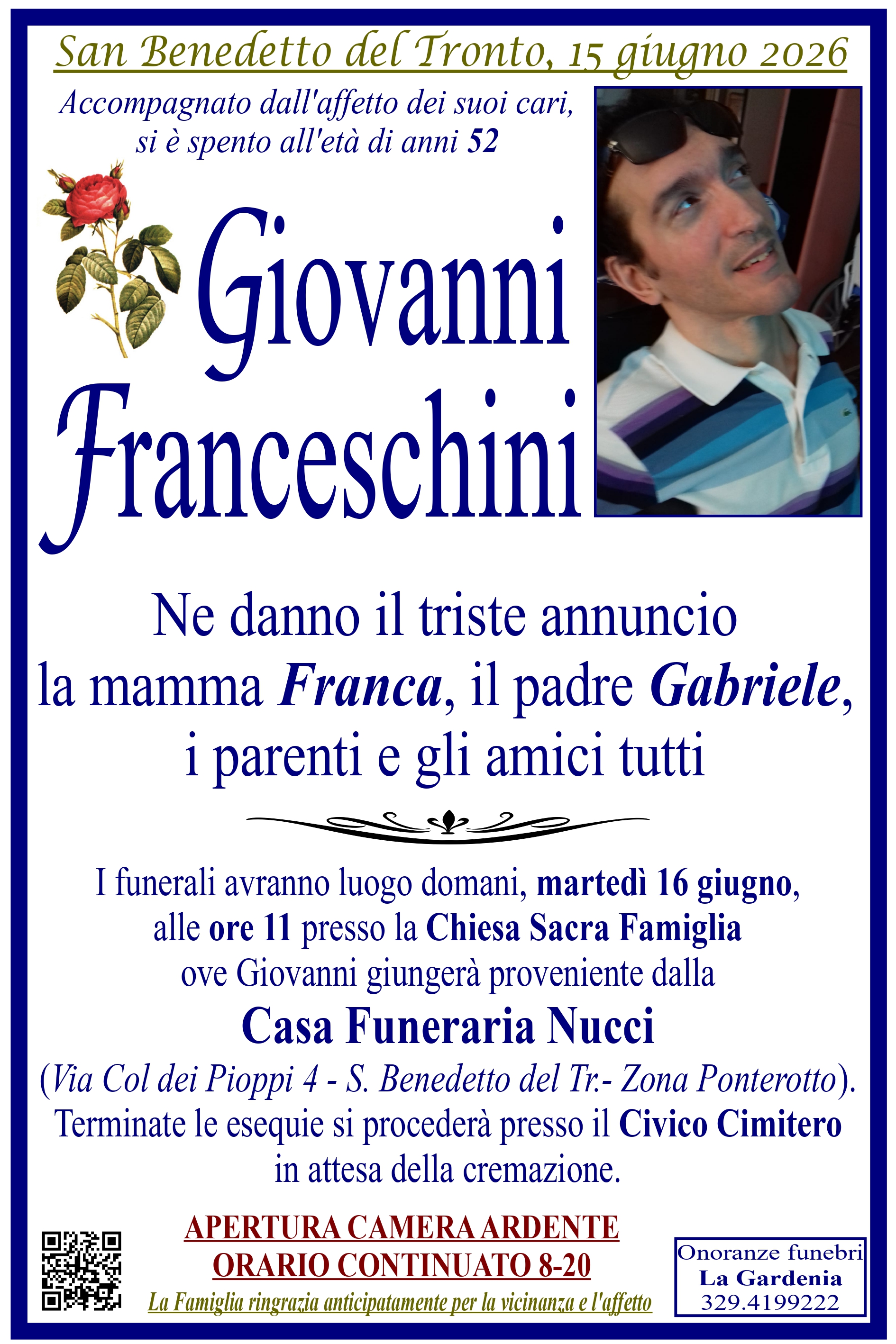 Giovanni Franceschini - Riviera Oggi
