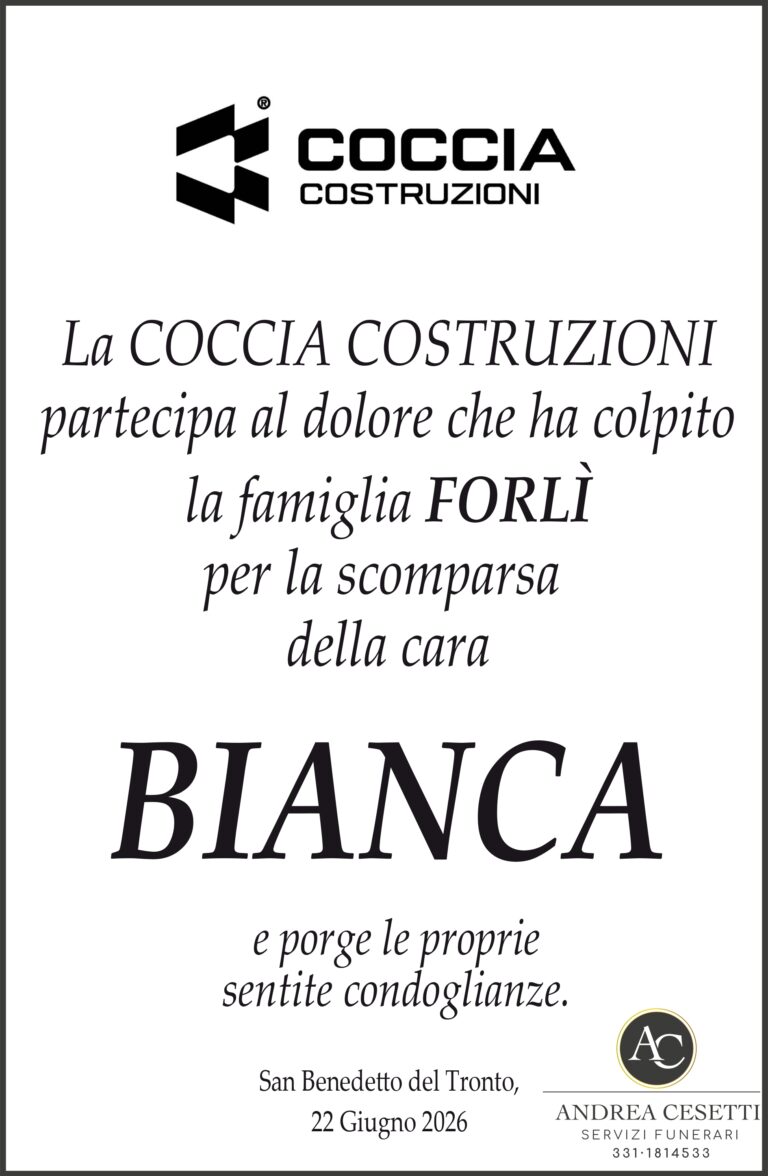 Partecipazione Coccia costruzioni - Riviera Oggi
