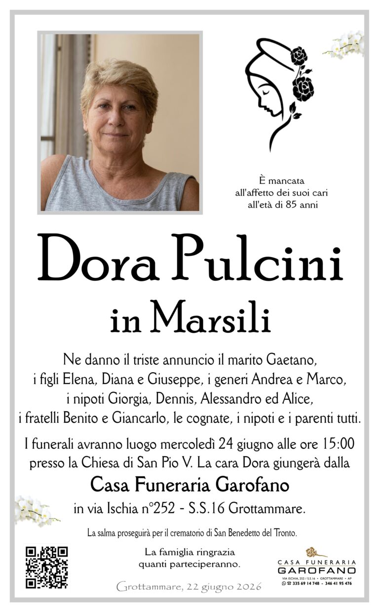 Dora Pulcini - Riviera Oggi